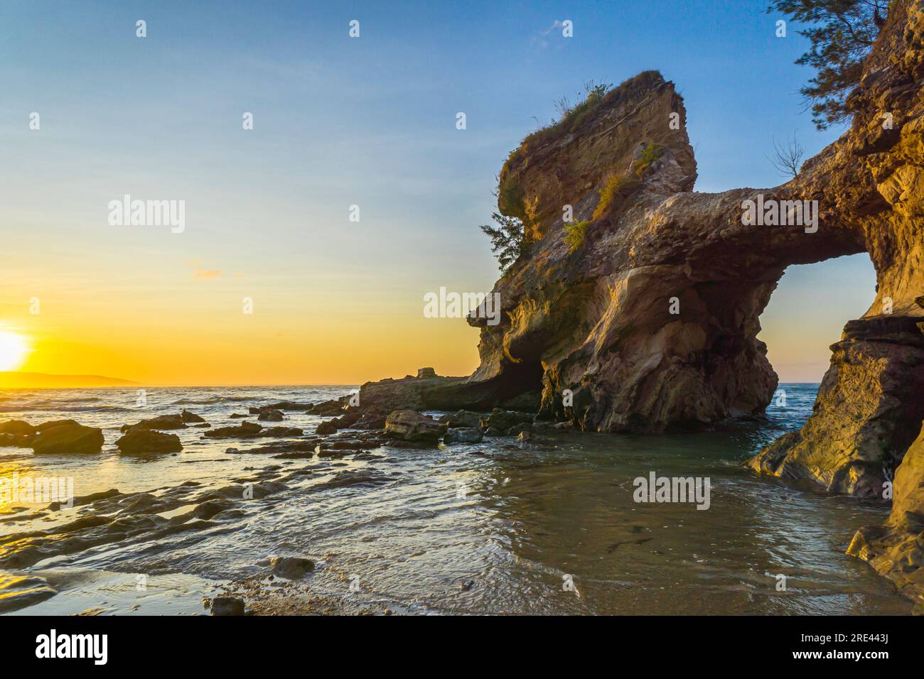 Beautiful Rock formation at Watu Parunu, East Sumba, Indonesia during ...