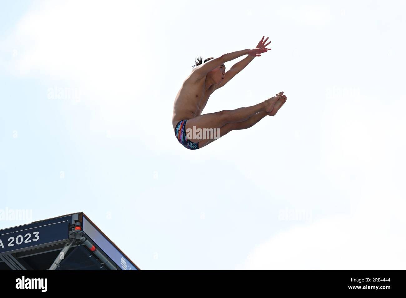 Fukuoka, Japan. 25th July, 2023. Kyohei Arata (JPN) Diving : World ...