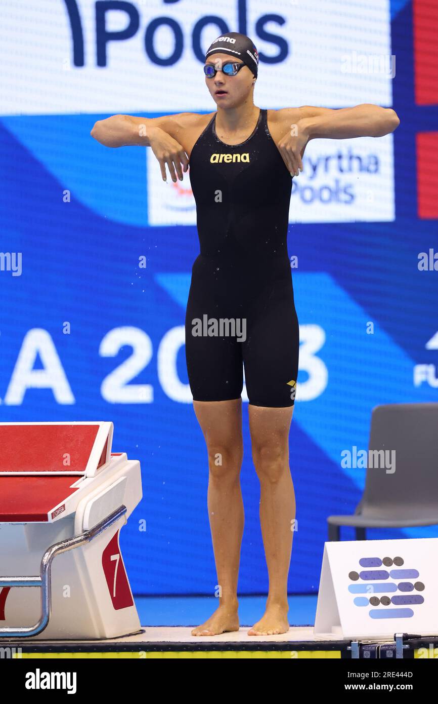 Fukuoka, Japan. 25th July, 2023. Barbora Seemanova (CZE) Swimming ...