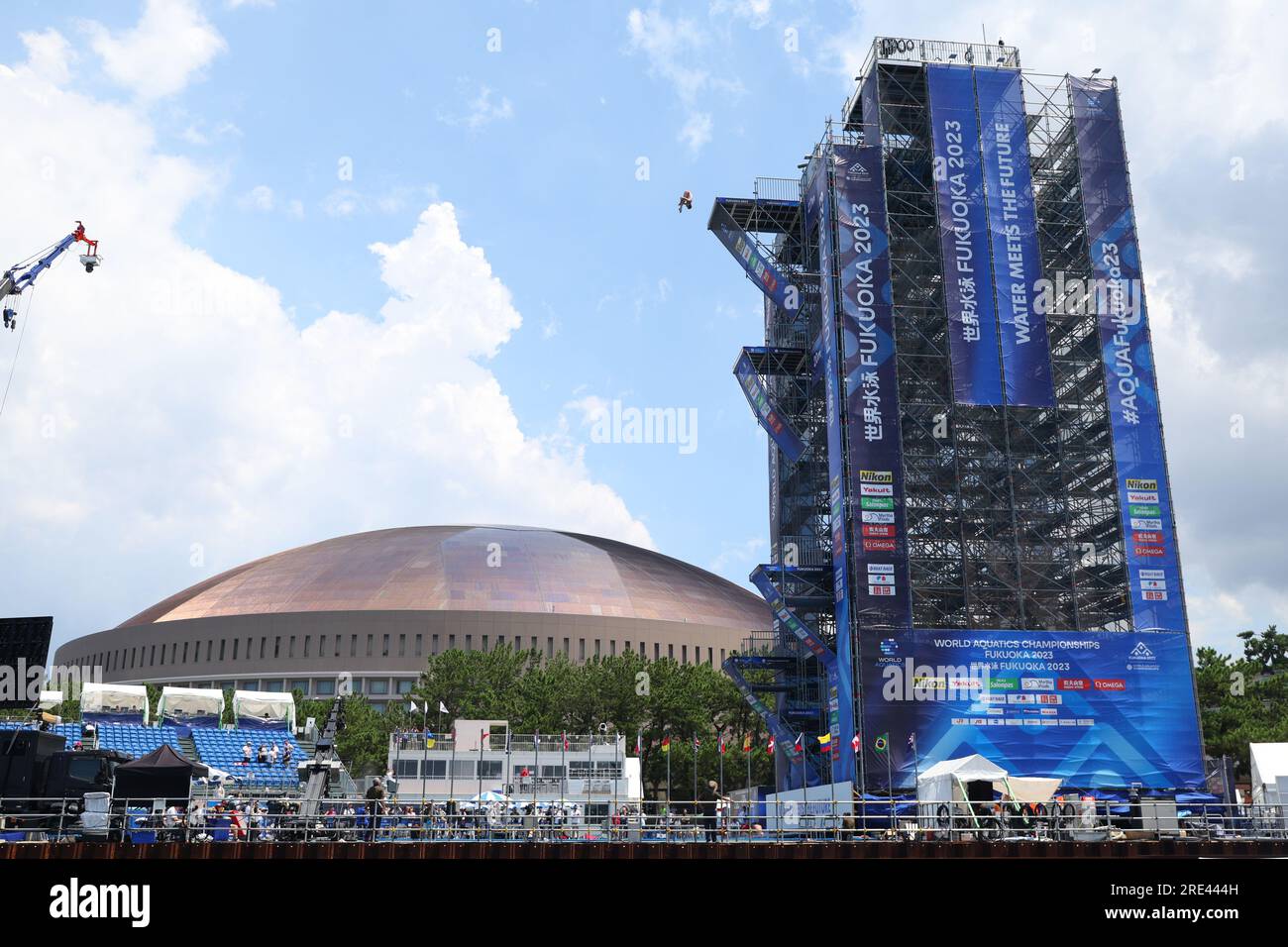 Fukuoka, Japan. 25th July, 2023. General view Diving : World Aquatics ...