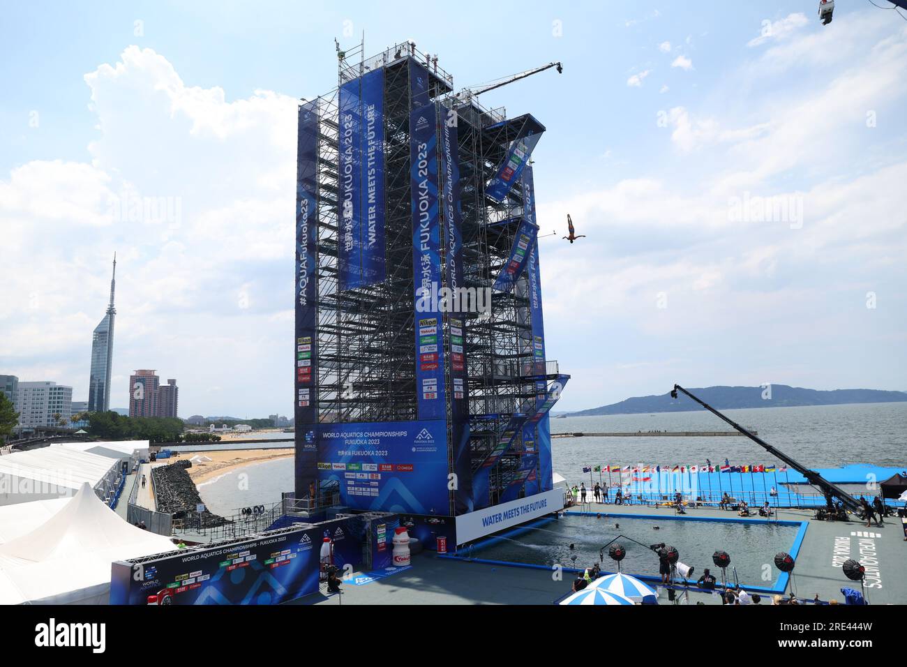 Fukuoka, Japan. 25th July, 2023. General view Diving : World Aquatics ...
