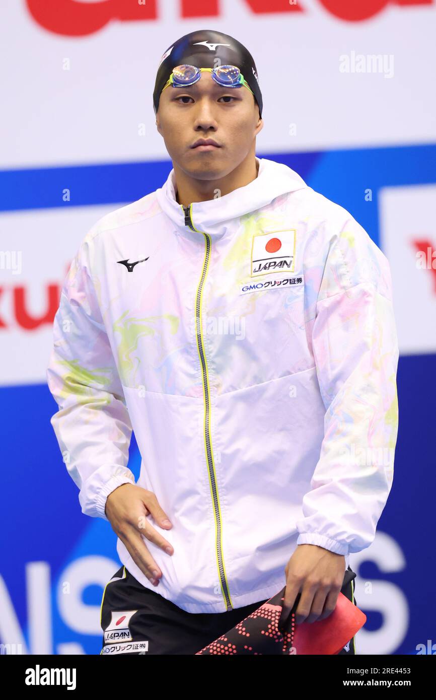 Fukuoka, Japan. 25th July, 2023. Yuya Hinomoto (JPN) Swimming : World ...