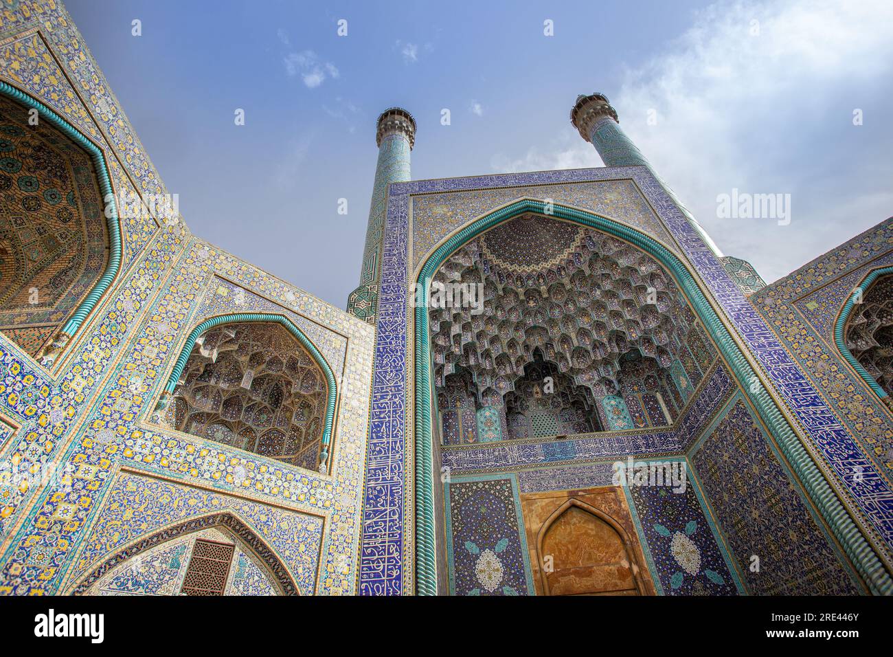 Shah mosque isfahan facade hi-res stock photography and images - Alamy