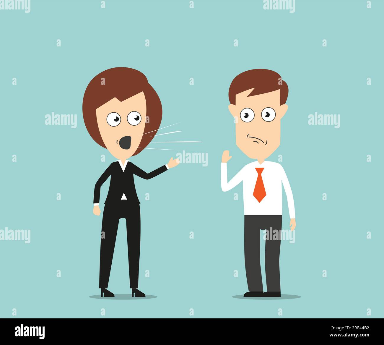 Conflict management style Stock Vector Images - Alamy