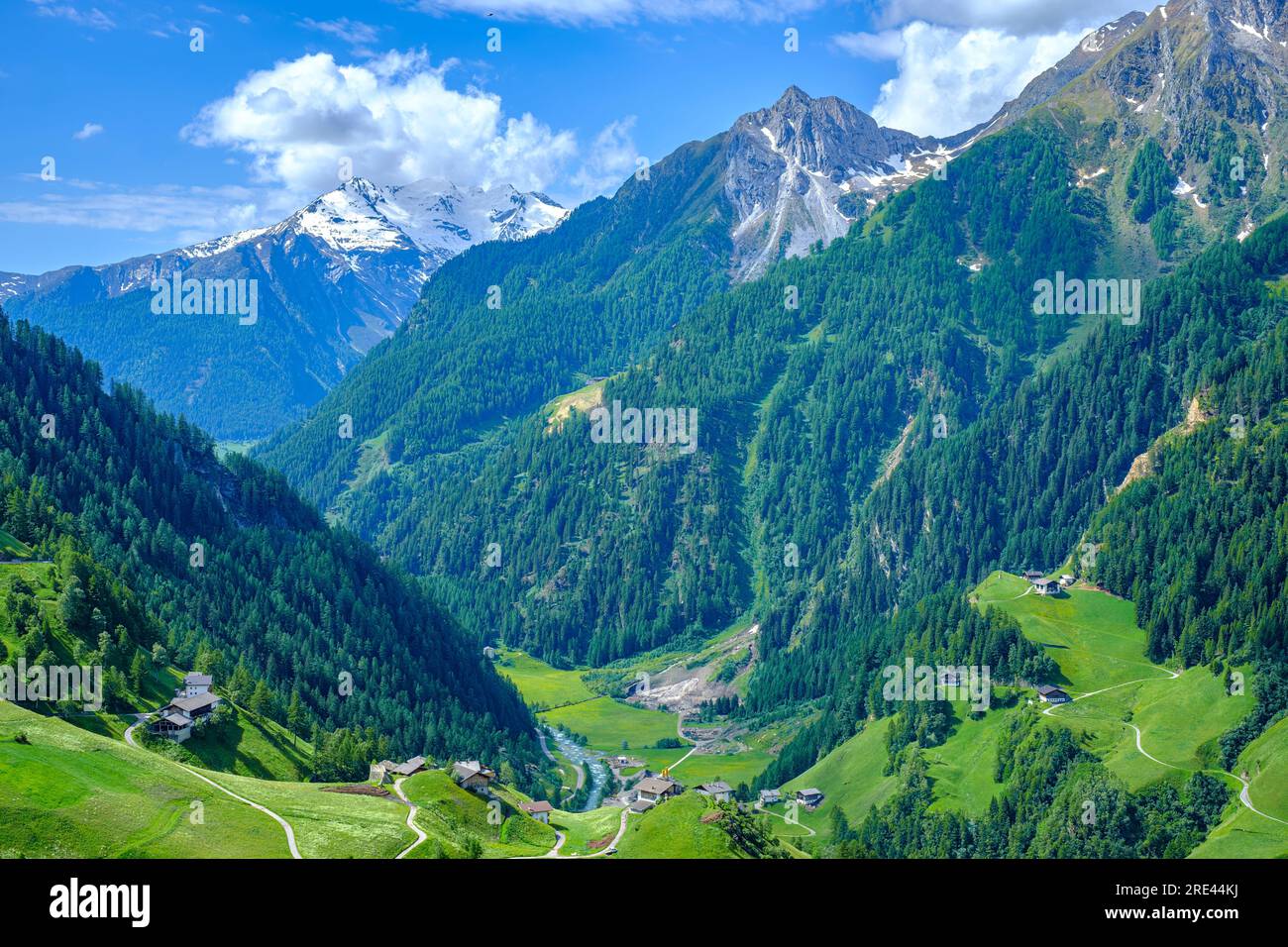 Picturesque passeier valley mountain hi-res stock photography and ...