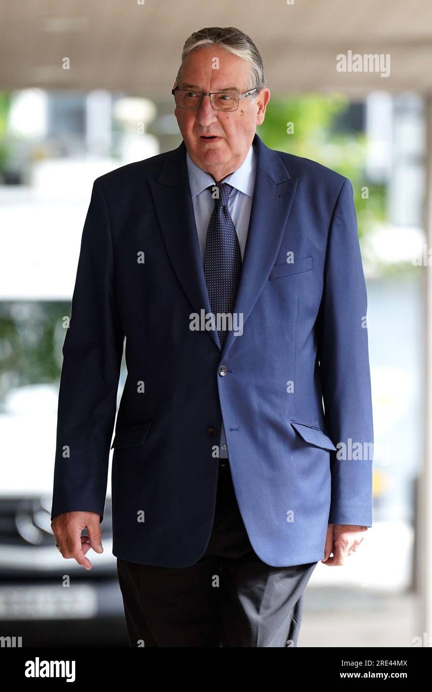 John Letby, the father of nurse Lucy Letby, arrives at Manchester Crown ...