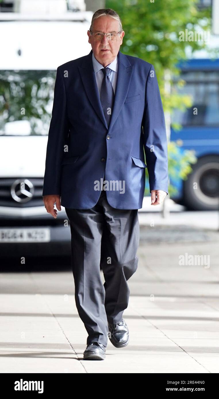 John Letby, the father of nurse Lucy Letby, arrives at Manchester Crown ...