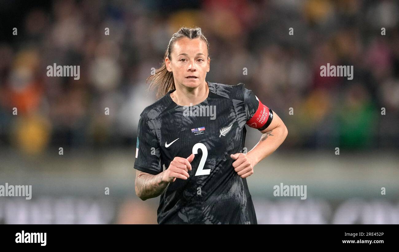 New Zealand's Ria Percival in action during the Women's World Cup Group ...