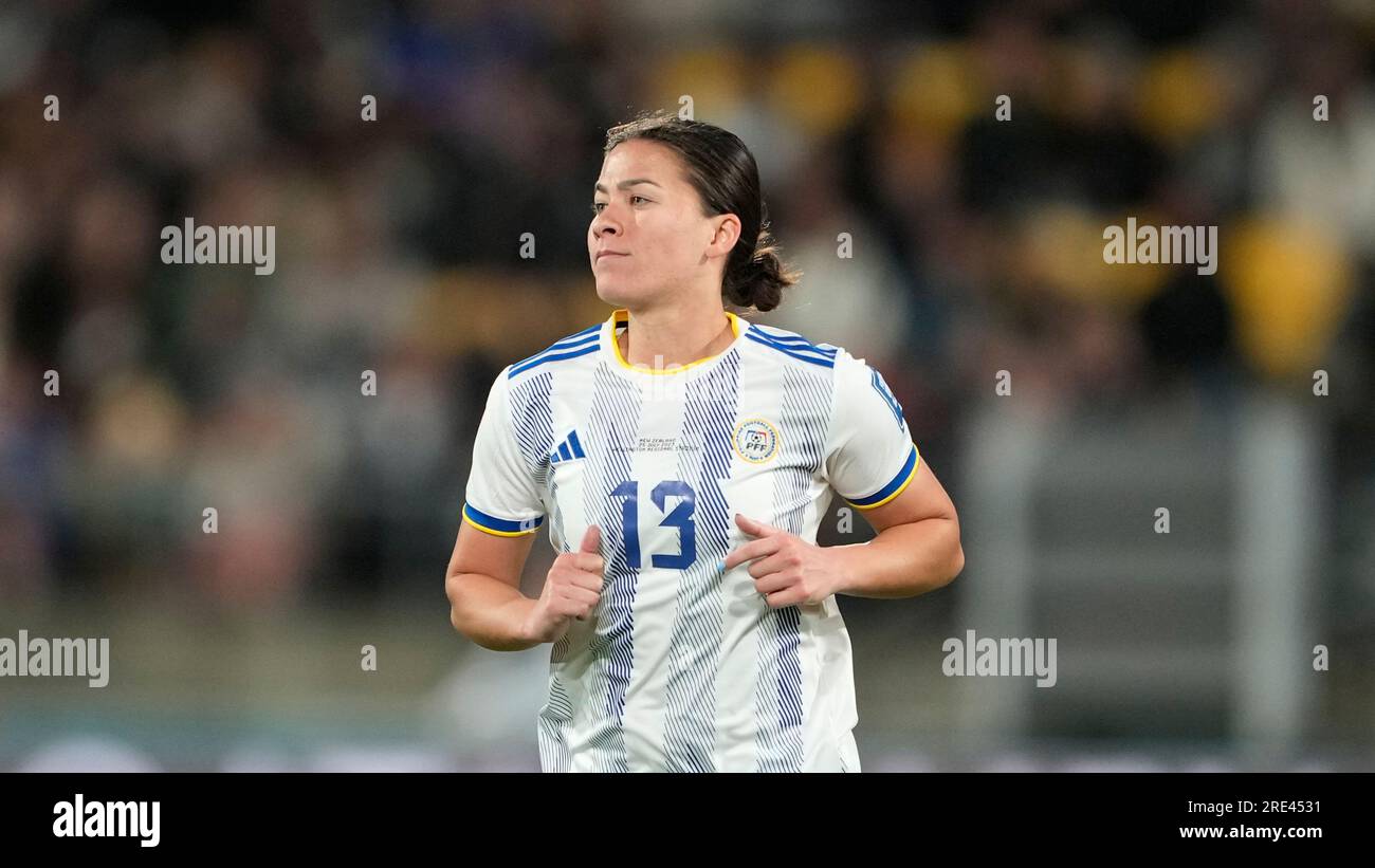 Philippines' Angela Beard in action during the Women's World Cup Group ...