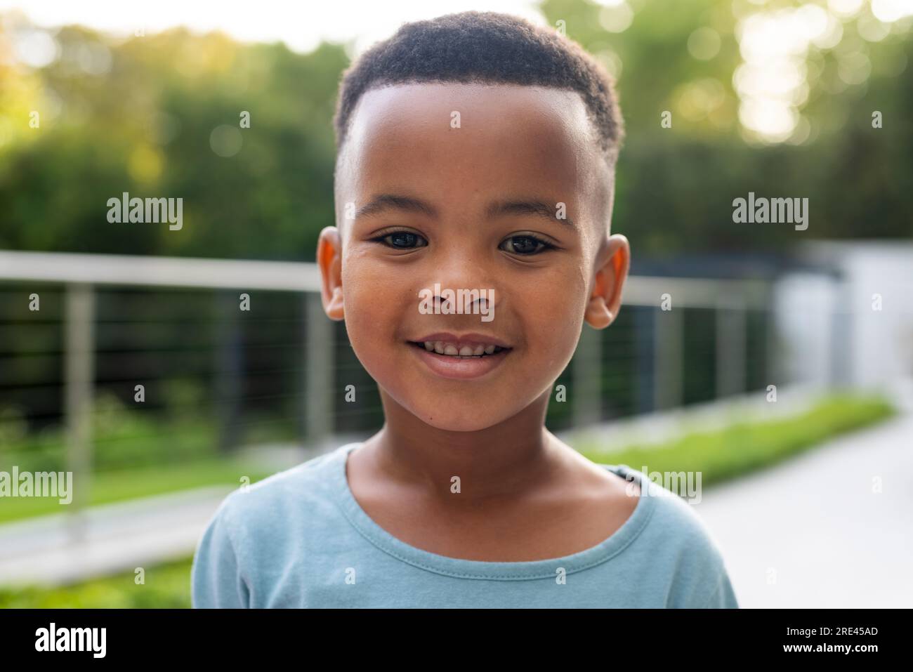 Happy african american boy at home hi-res stock photography and images ...