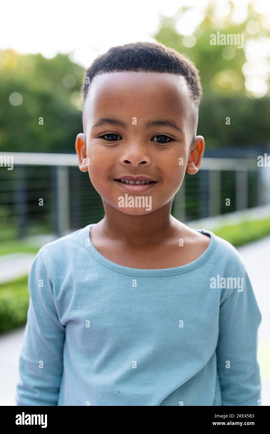 Happy african american boy at home hi-res stock photography and images ...