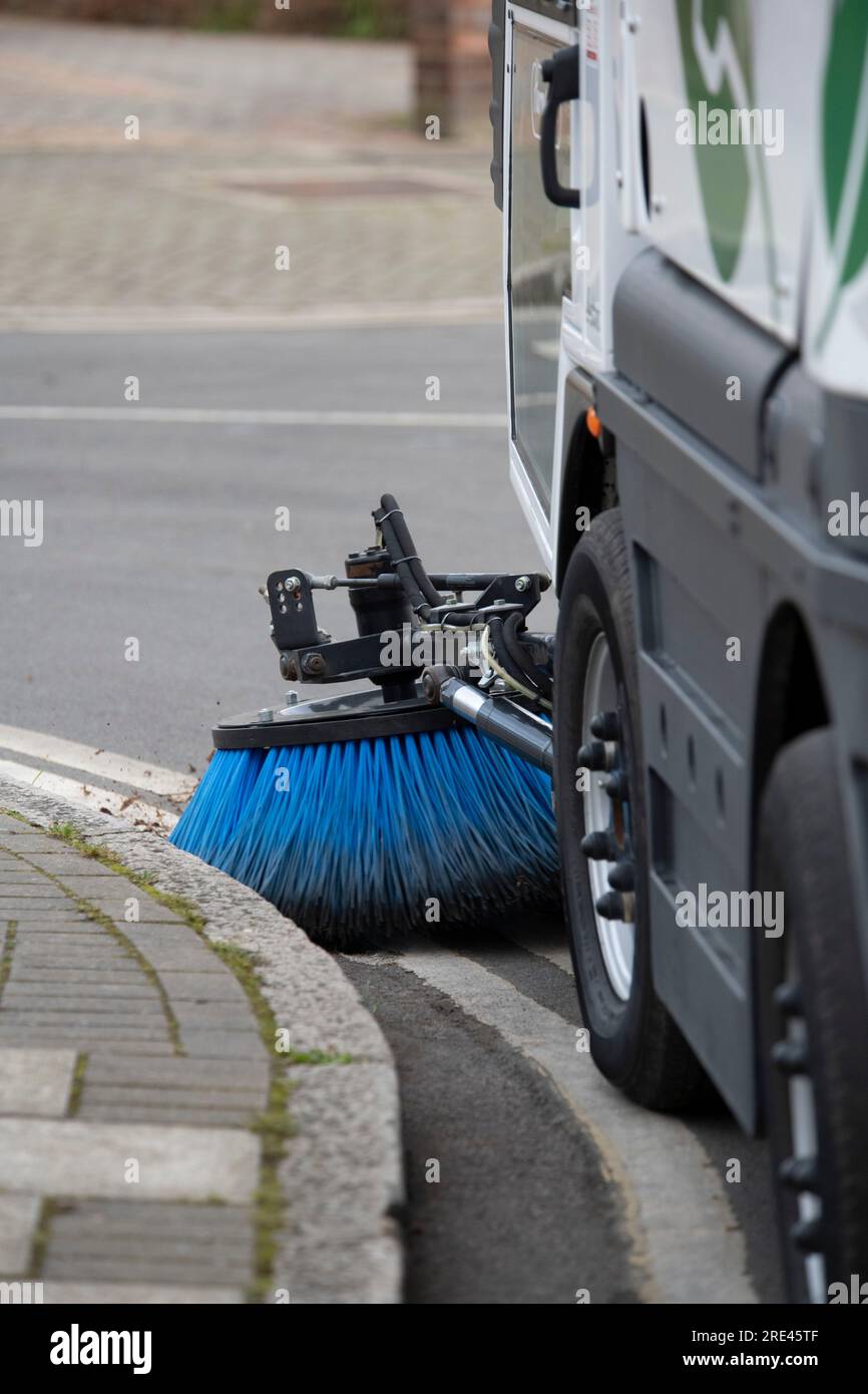Electric road sweeper from manufacturer Aebi Schmidt in Harrow streets ...