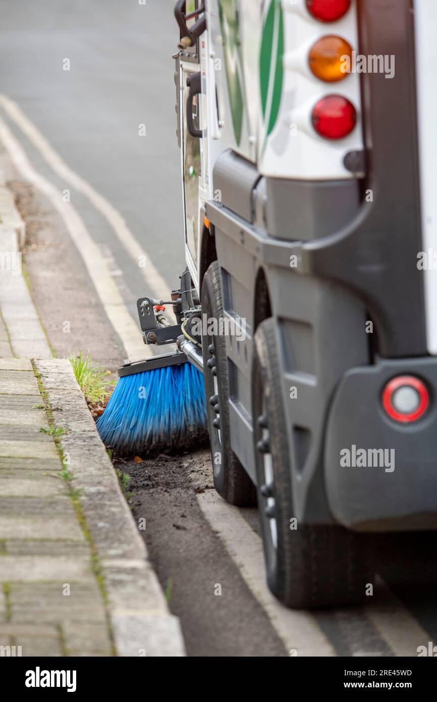 Electric road sweeper from manufacturer Aebi Schmidt in Harrow streets ...