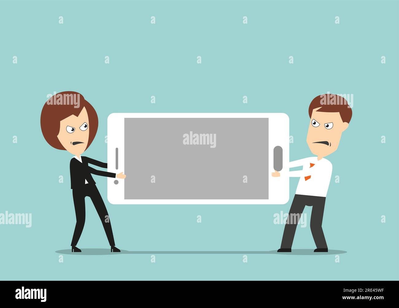 Man grab black suit Stock Vector Images - Alamy