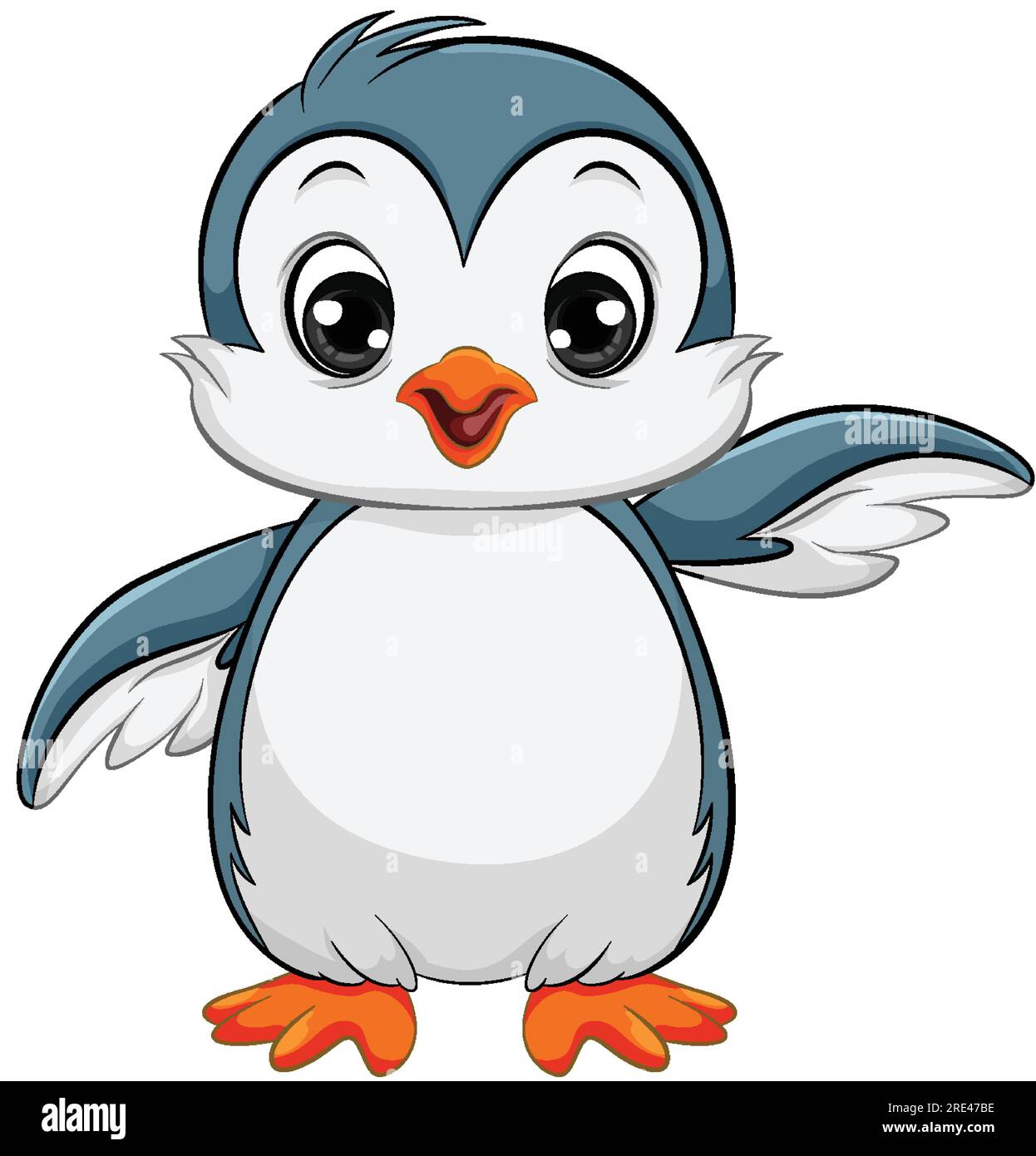 Cute Animated Baby Penguin