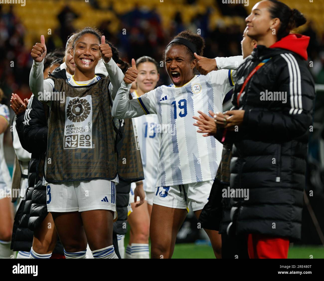 Wellington, New Zealand. 25th July, 2023. Philippine team happily head ...