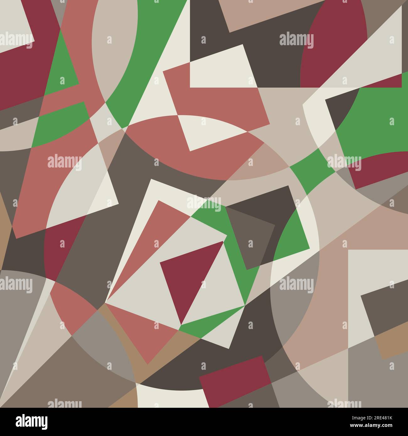 Geometric abstraction. A pattern of geometric shapes. Abstract ...