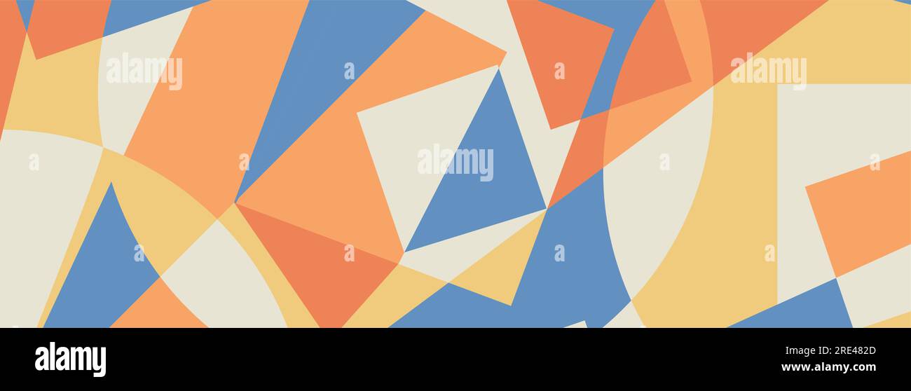 Abstract pattern of arbitrary geometric shapes. Abstract background for ...