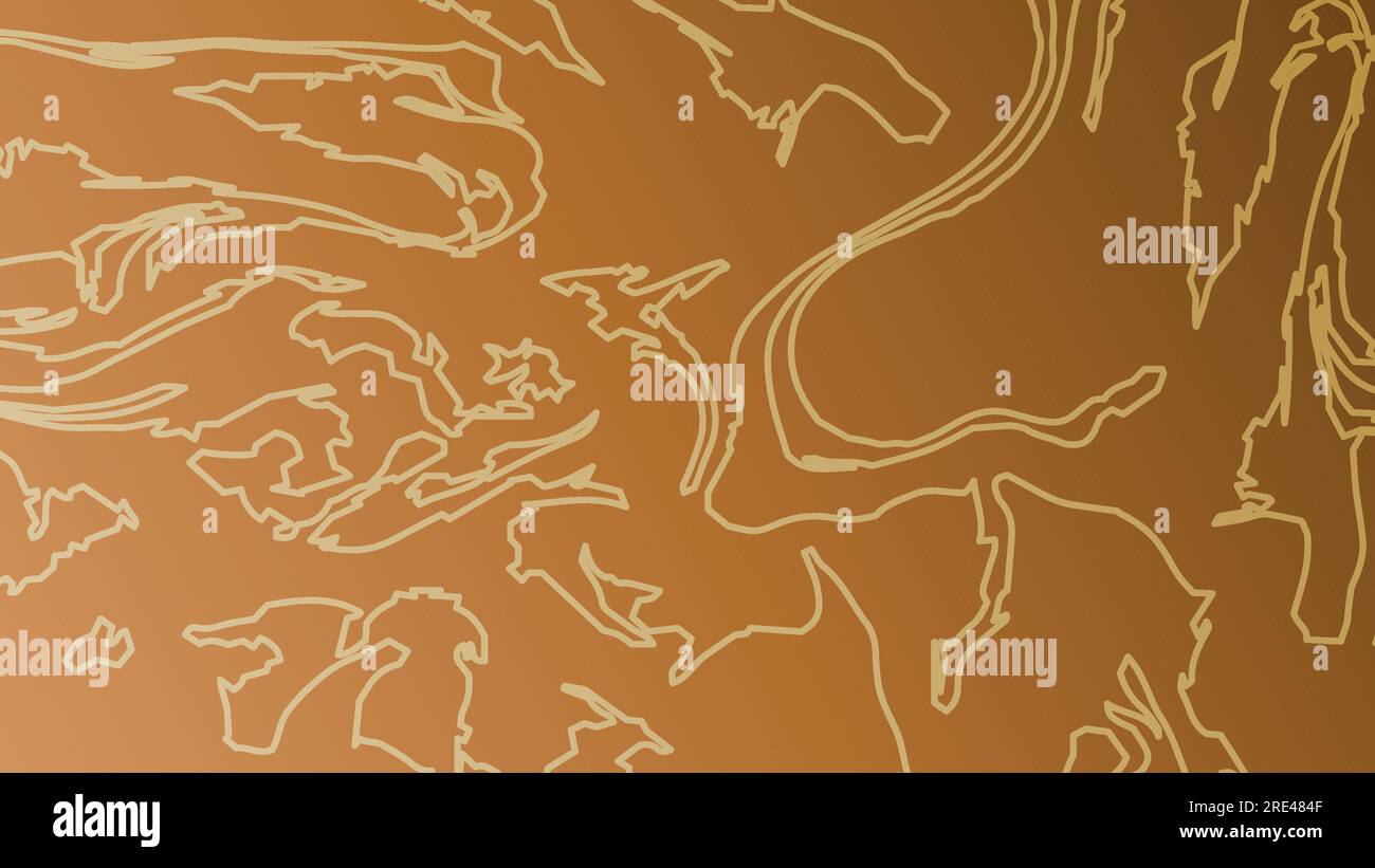 Abstract colorful background of curved lines. Modern design for banners ...