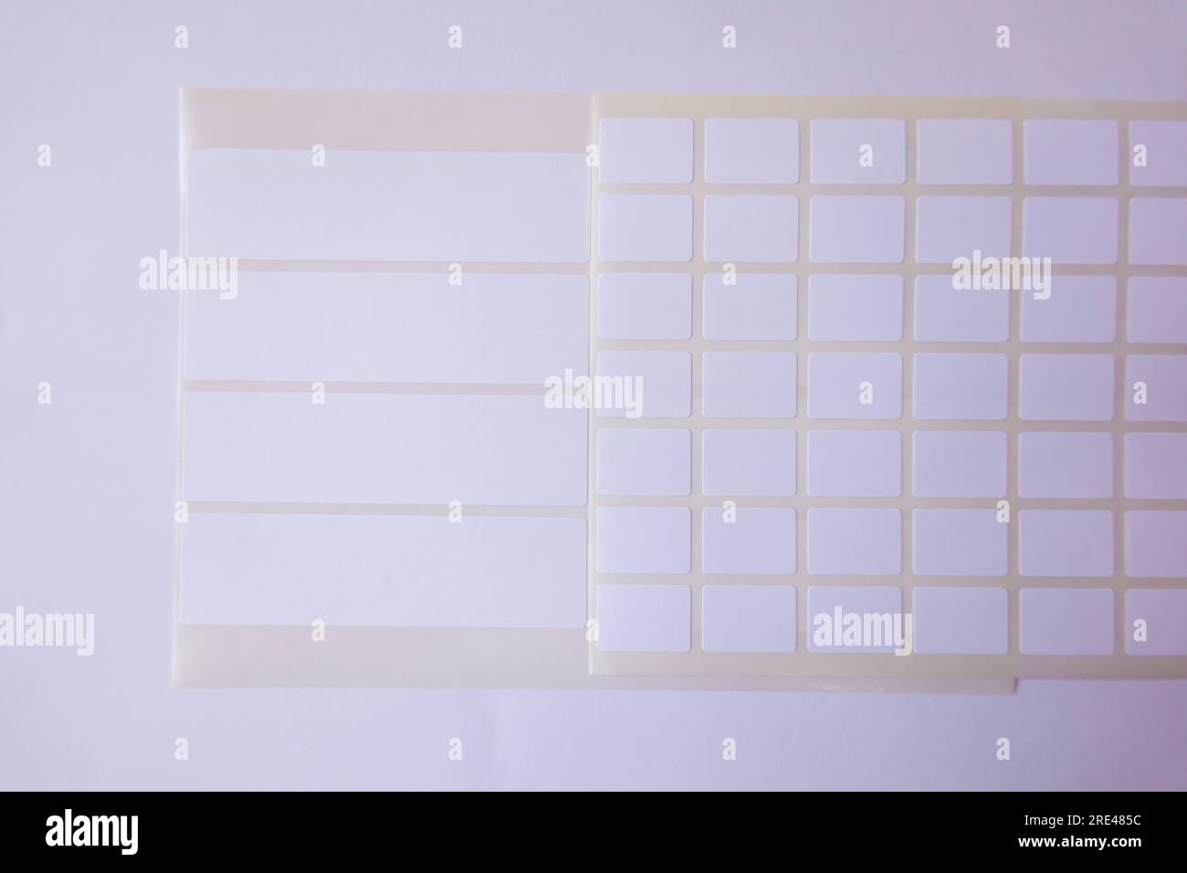 white labels isolated. Labels for direct thermal or thermal transfer ...