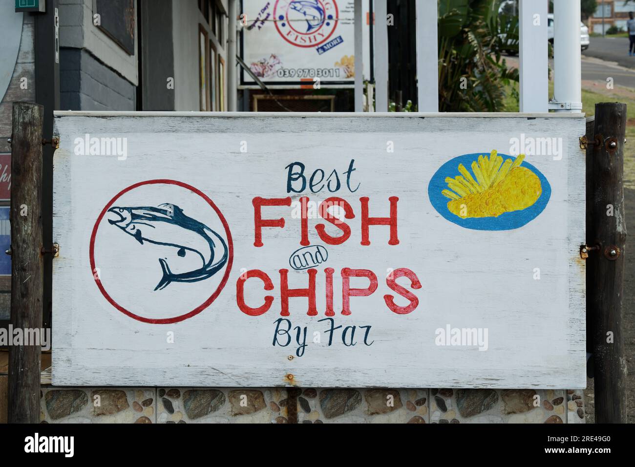 Fish and chip shop logo hi-res stock photography and images - Alamy