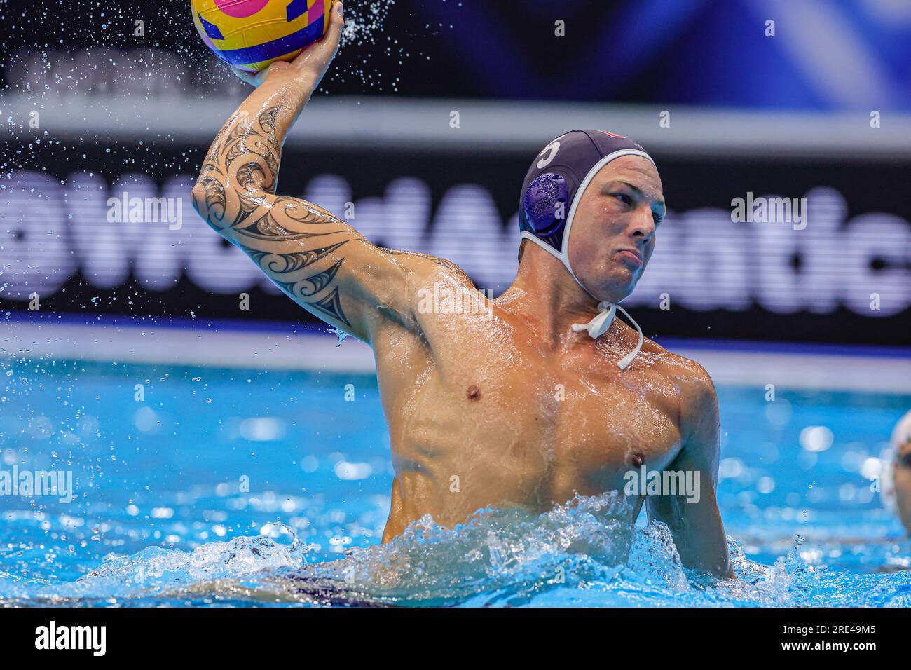Fukuoka, Japan. 25th July, 2023. FUKUOKA, JAPAN - JULY 25: Hannes Daube ...