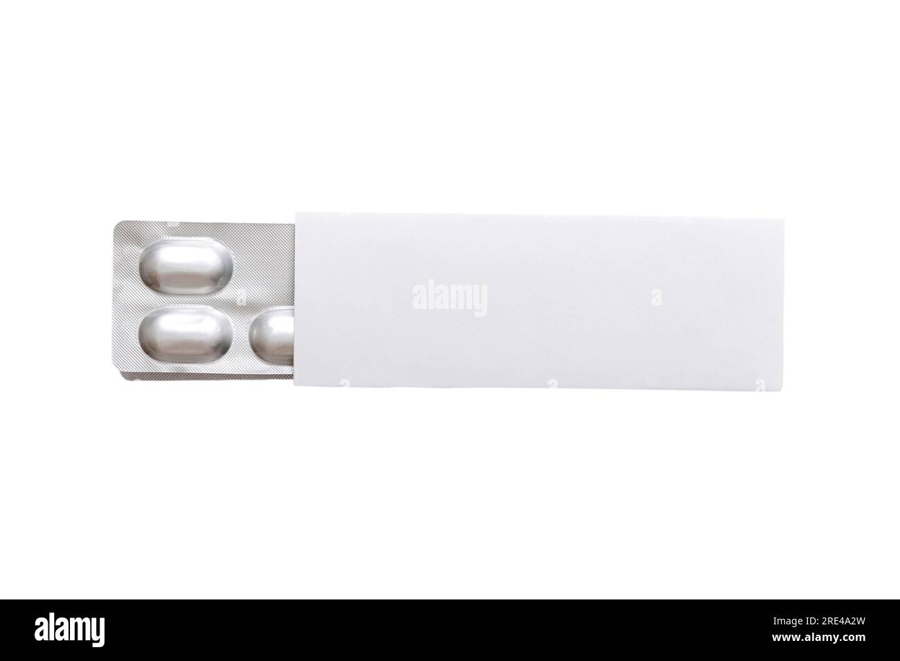 Blank White Product Package Box Mock-up. Open blank medicine drug box ...