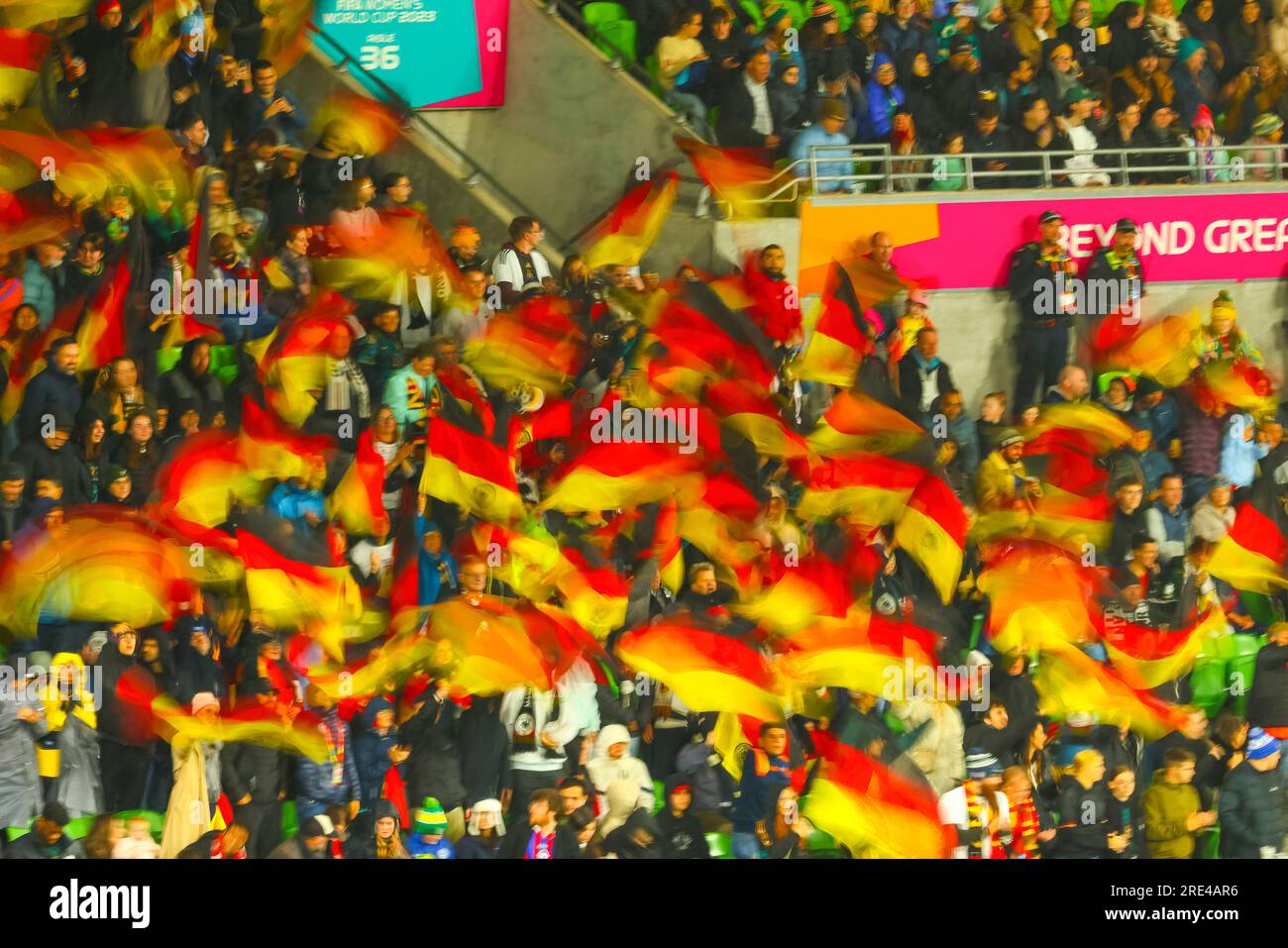 German team celebrates a goal during the FIFA Women's World Cup ...