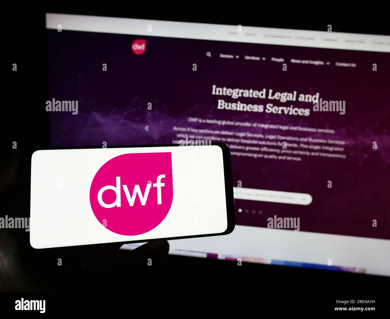 Dwf logo hi-res stock photography and images - Alamy