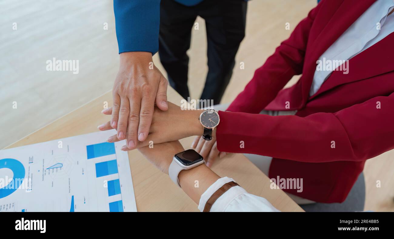 Diverse group people hands pile hi-res stock photography and images - Alamy