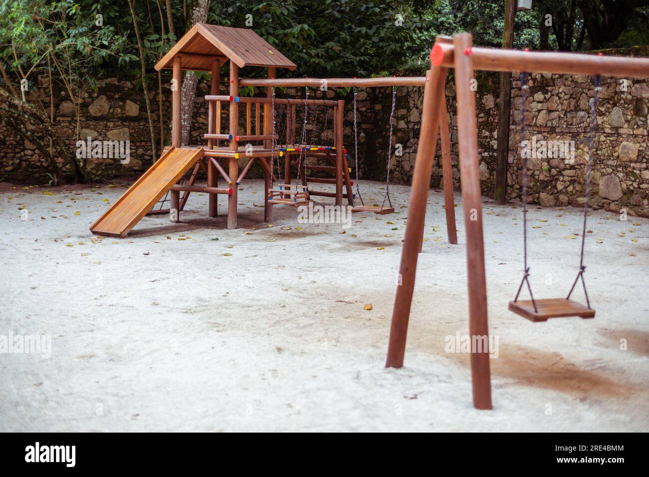 Kids play structure with a triangle hi-res stock photography and images ...