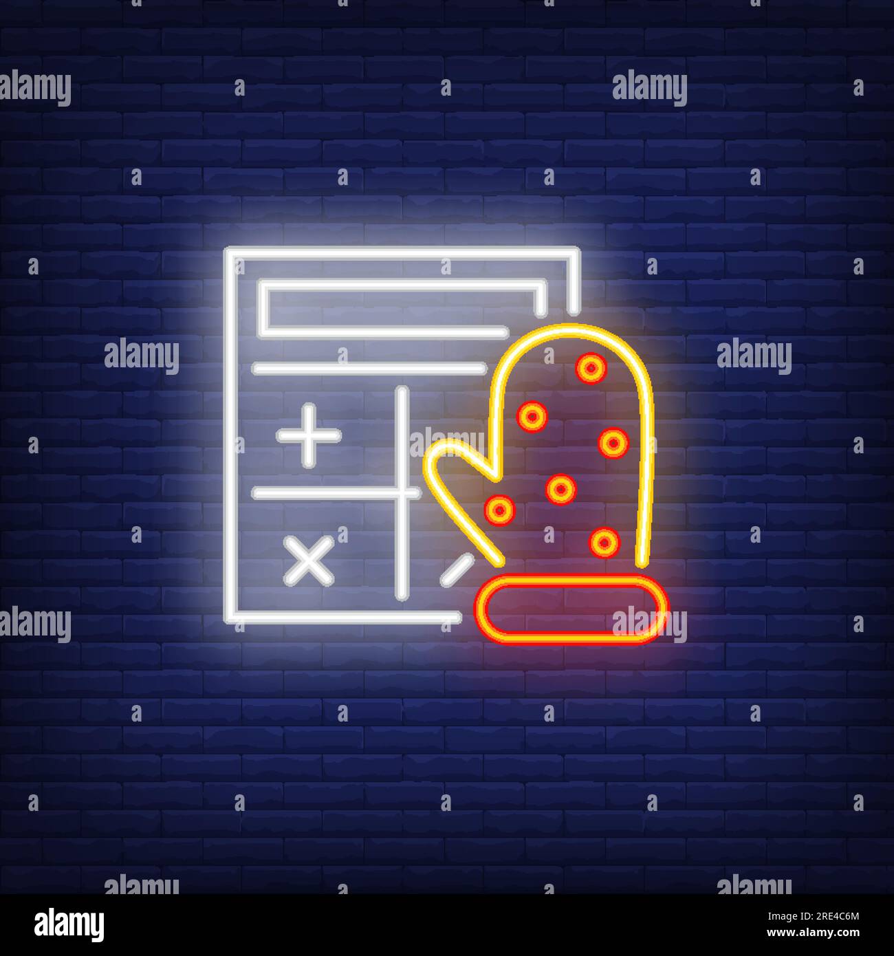 Neon calculator hi-res stock photography and images - Alamy