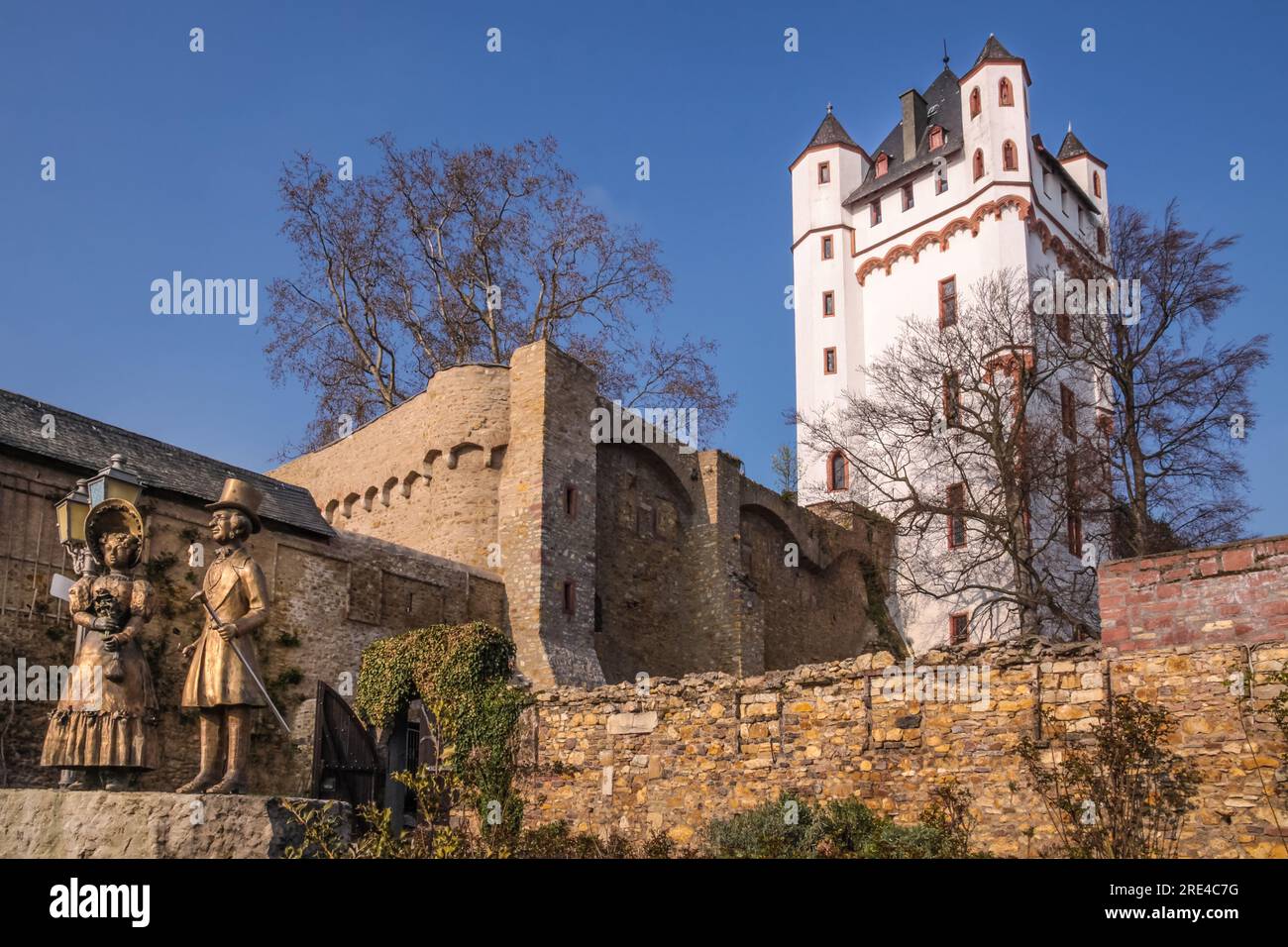 Here the keep of the upper castle hi-res stock photography and images ...