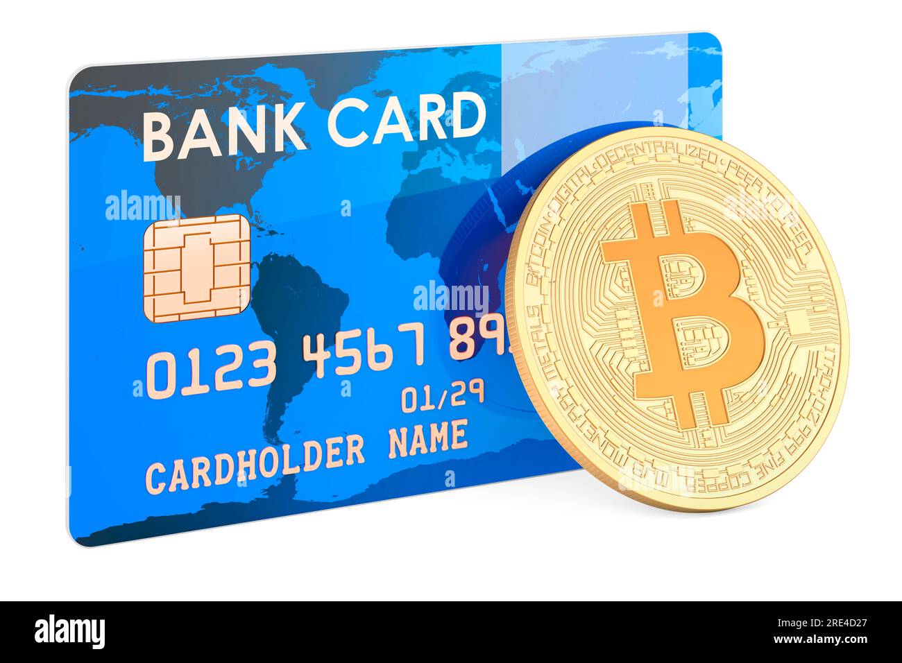 Bitcoin credit card Cut Out Stock Images & Pictures - Alamy