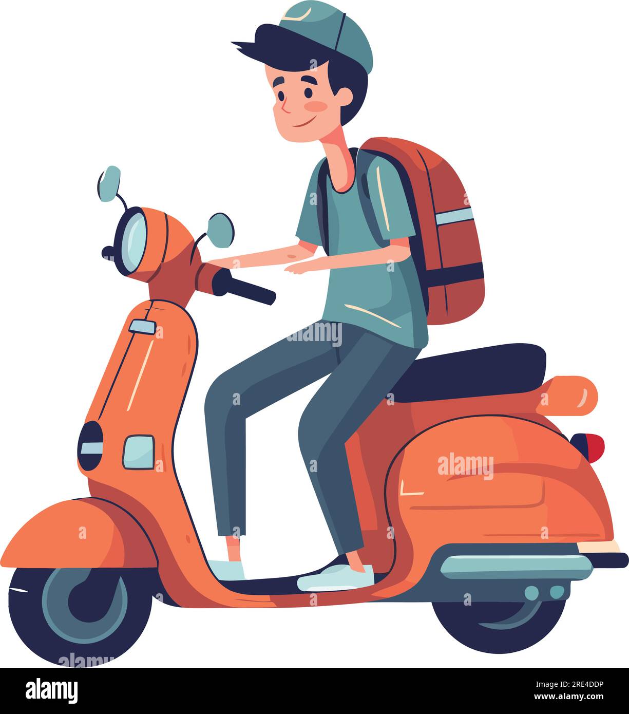 Old man riding motorcycle Stock Vector Images - Alamy