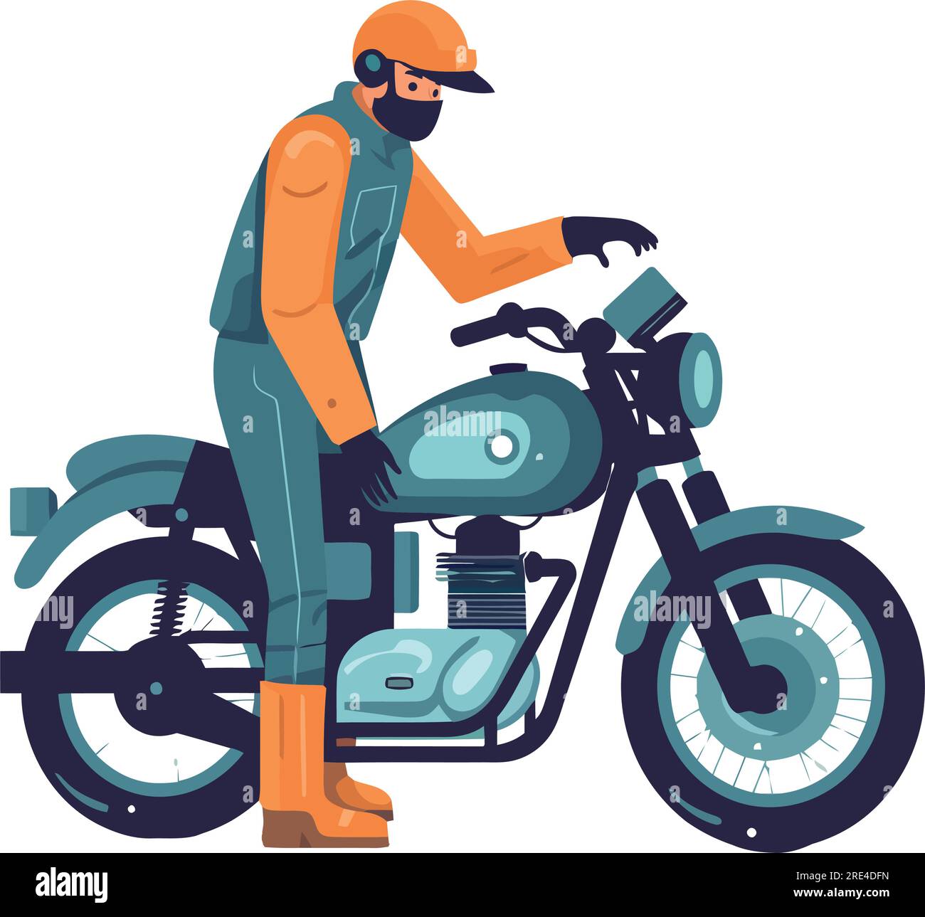 Blue racing suit Stock Vector Images - Alamy