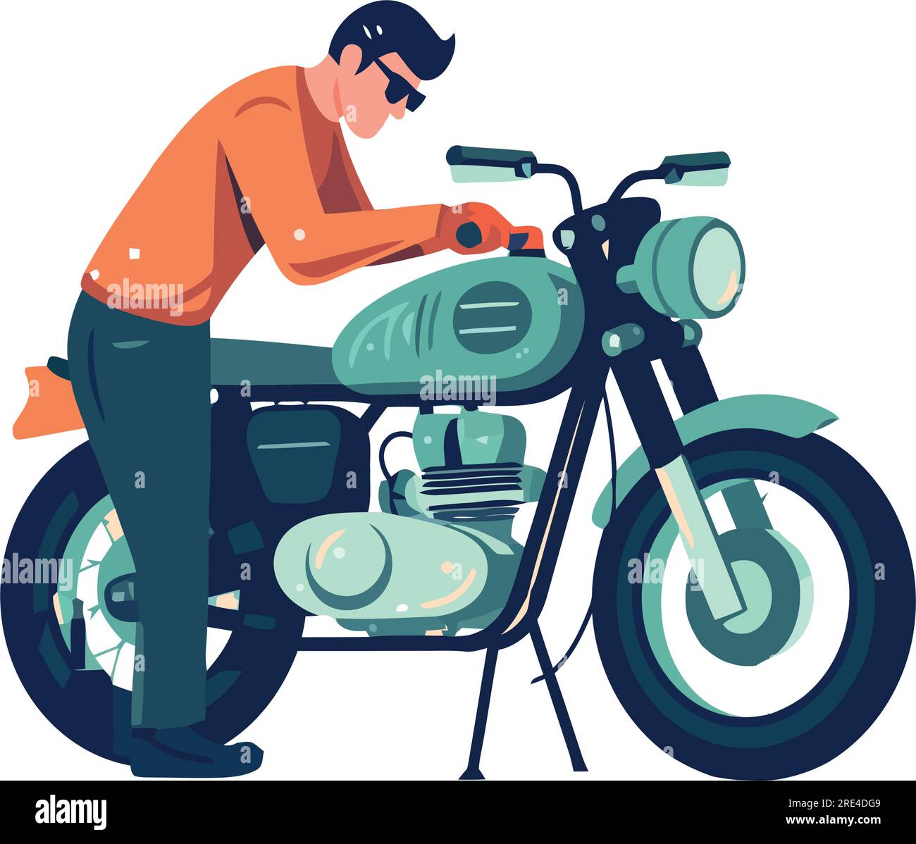 Woman riding motorcycle silhouette hi-res stock photography and images ...