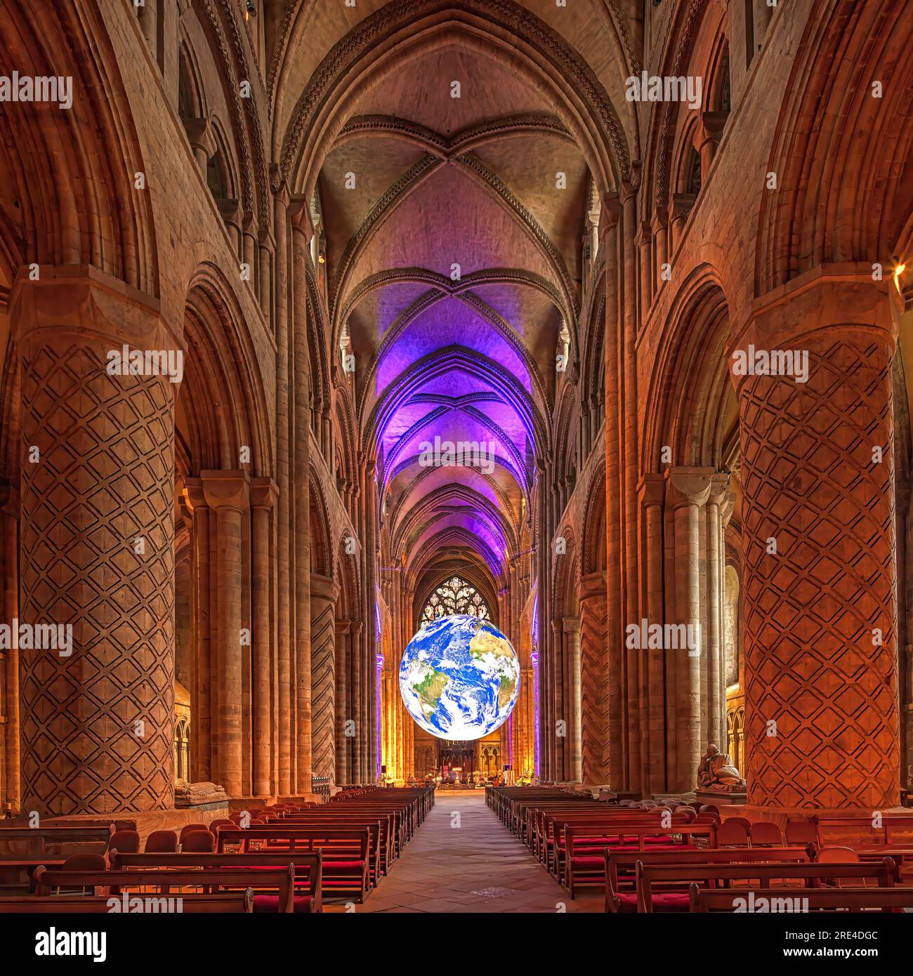 Inside durham cathedral hi-res stock photography and images - Alamy