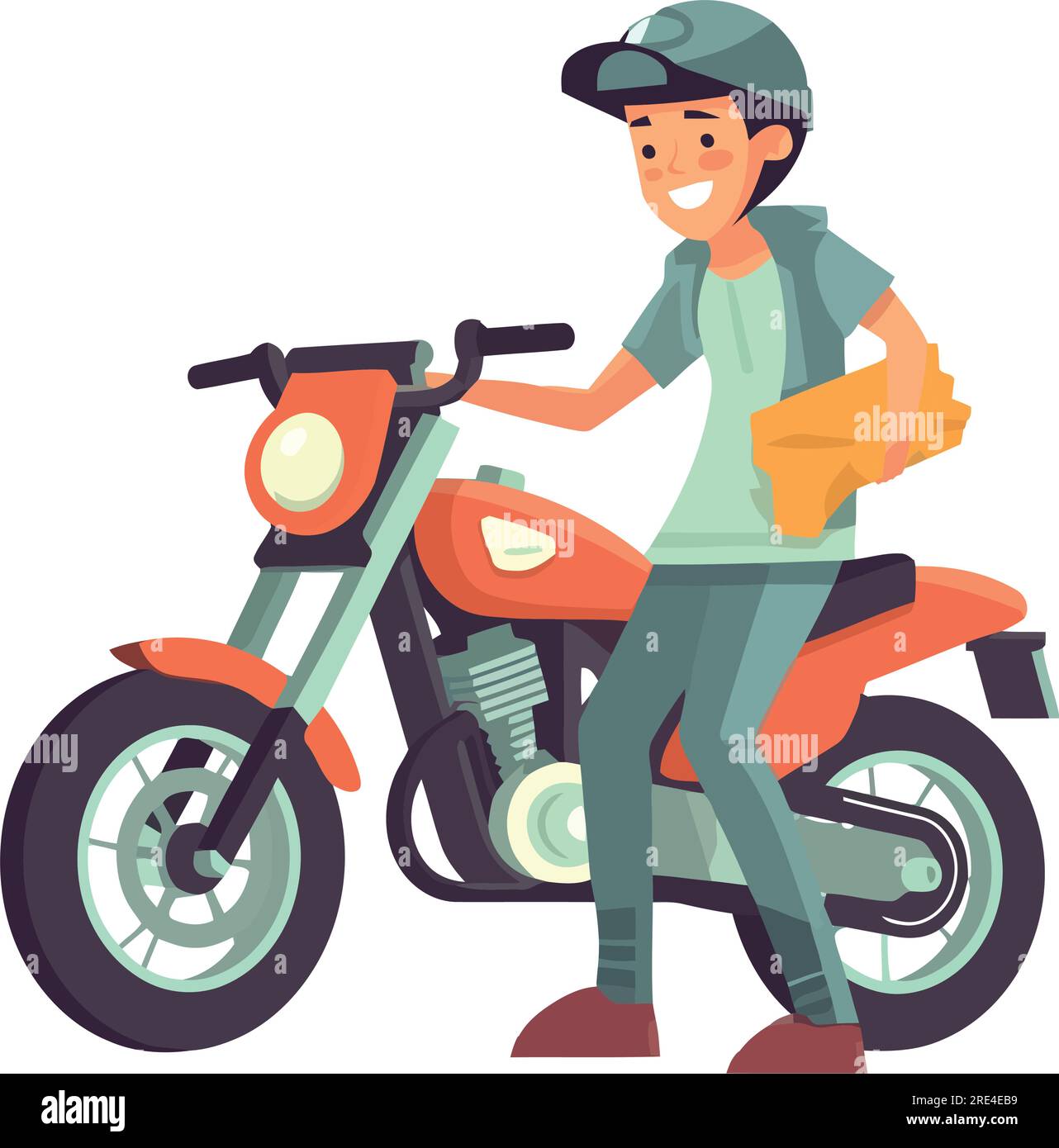 Motorcycle riding suit Stock Vector Images - Alamy