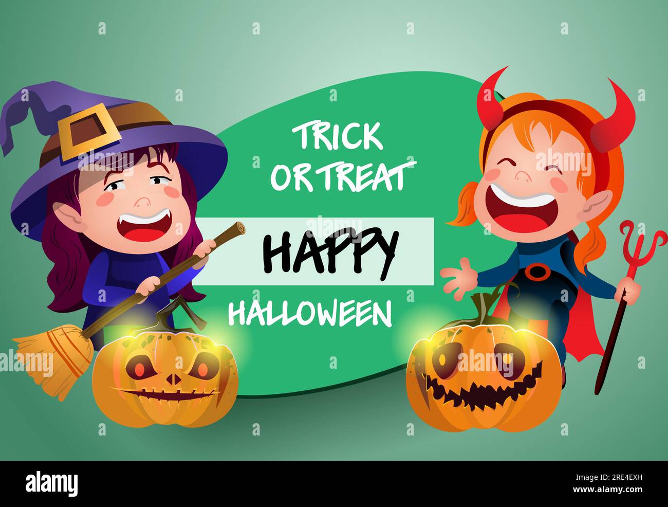 Green devil poster hi-res stock photography and images - Alamy