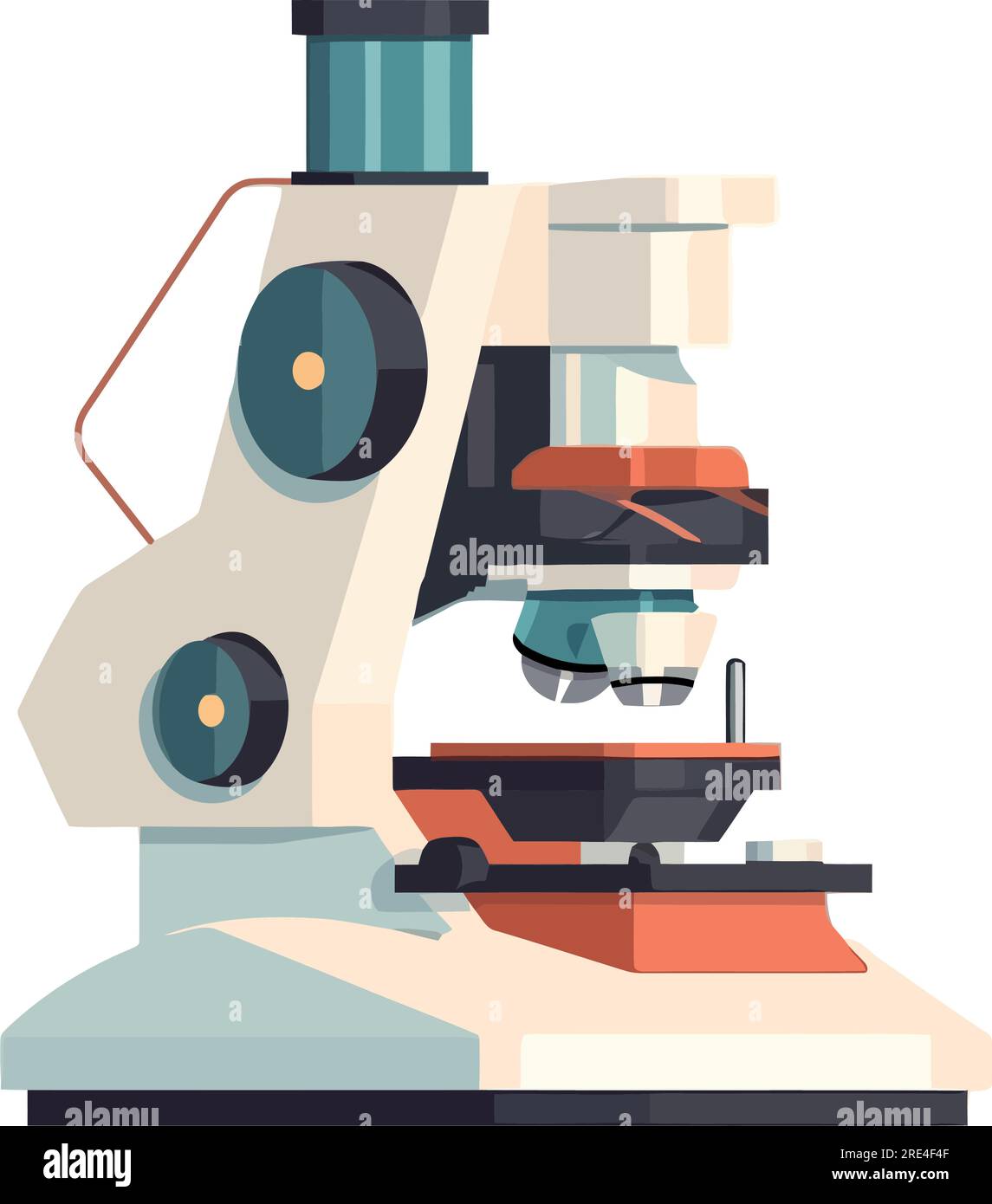 Microscope lens paper Cut Out Stock Images & Pictures - Alamy