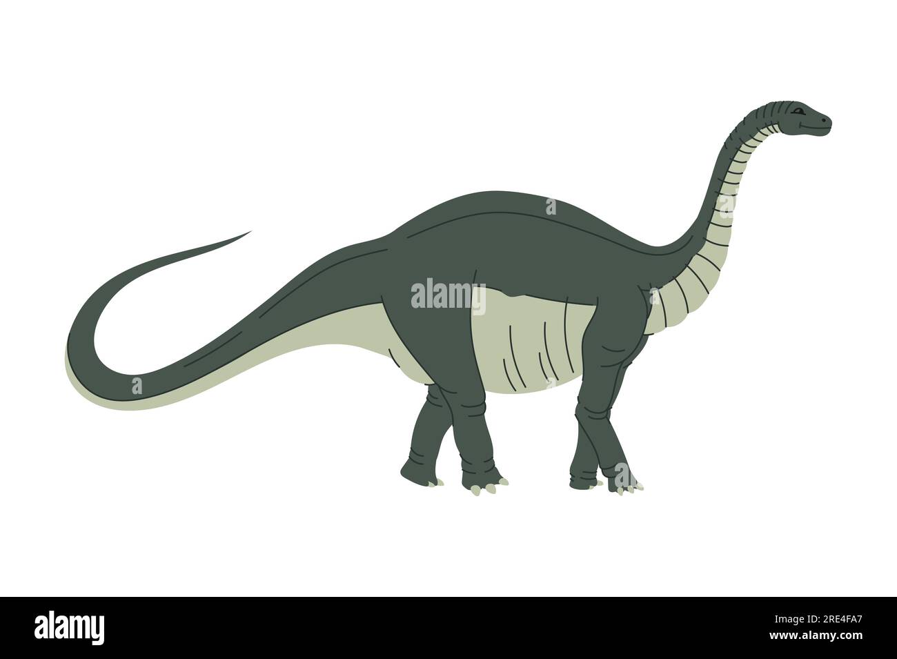 Dinosaurs Clipart Long Neck Dinosaur - Desenho Dinossauro Cute Png