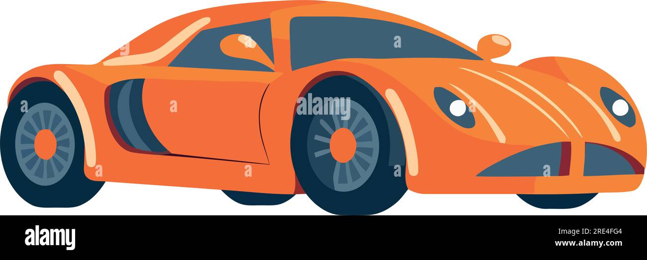 Convertible sports car driving Stock Vector Images - Alamy