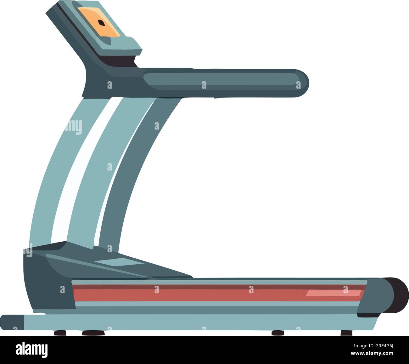 treadmill design illustration over white Stock Vector Image & Art - Alamy