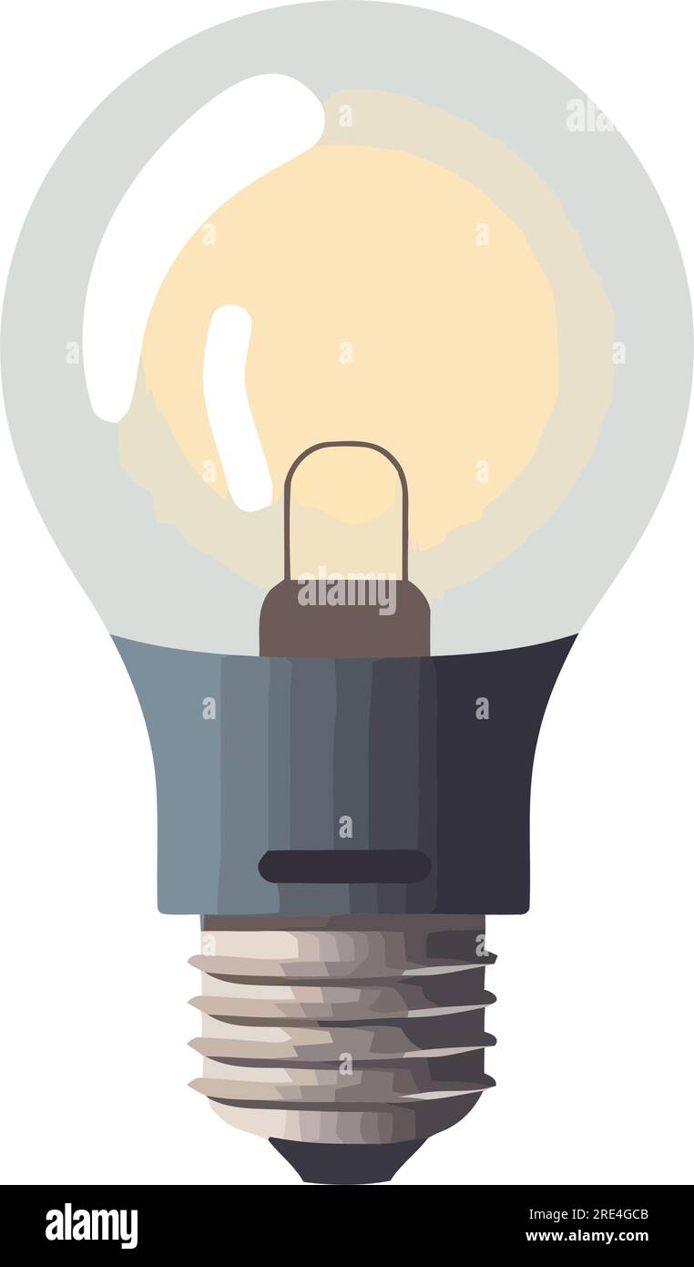 light bulb design over white Stock Vector Image & Art - Alamy