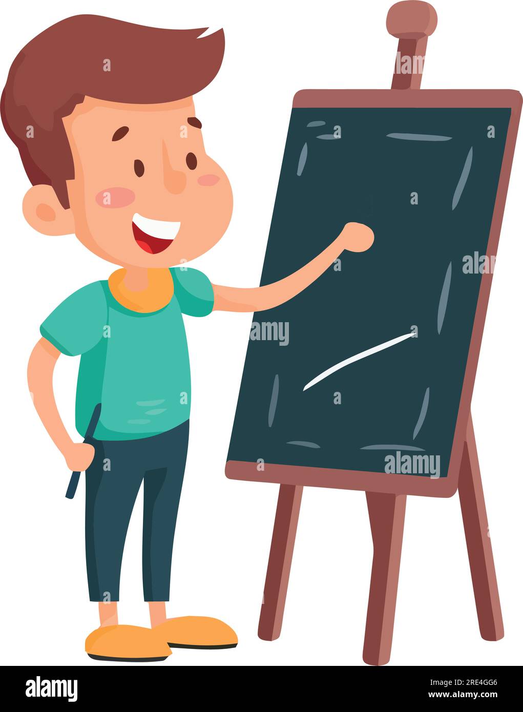 Student pointing chart Stock Vector Images - Alamy