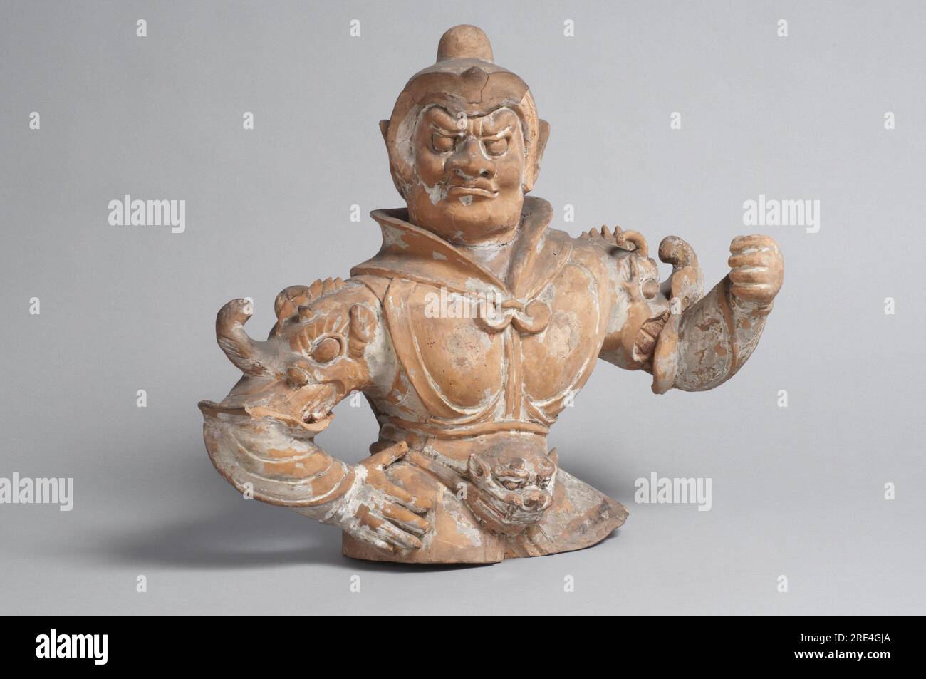 Half Figure of Guardian 618-907 Artist/maker unknown, Chinese Slipped ...