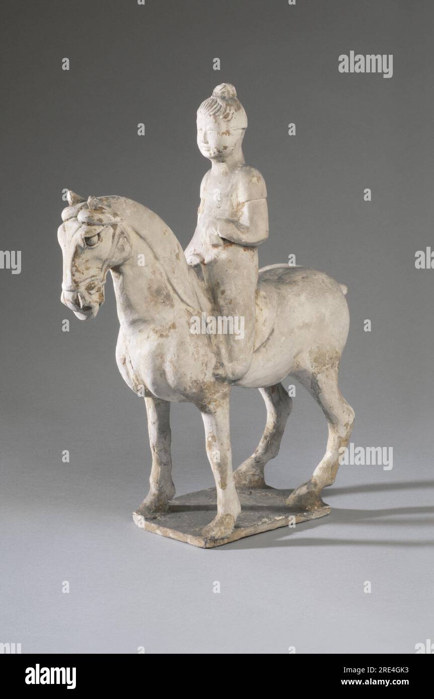 Horse with Woman Rider 618-907 Artist/maker unknown, Chinese Stock ...