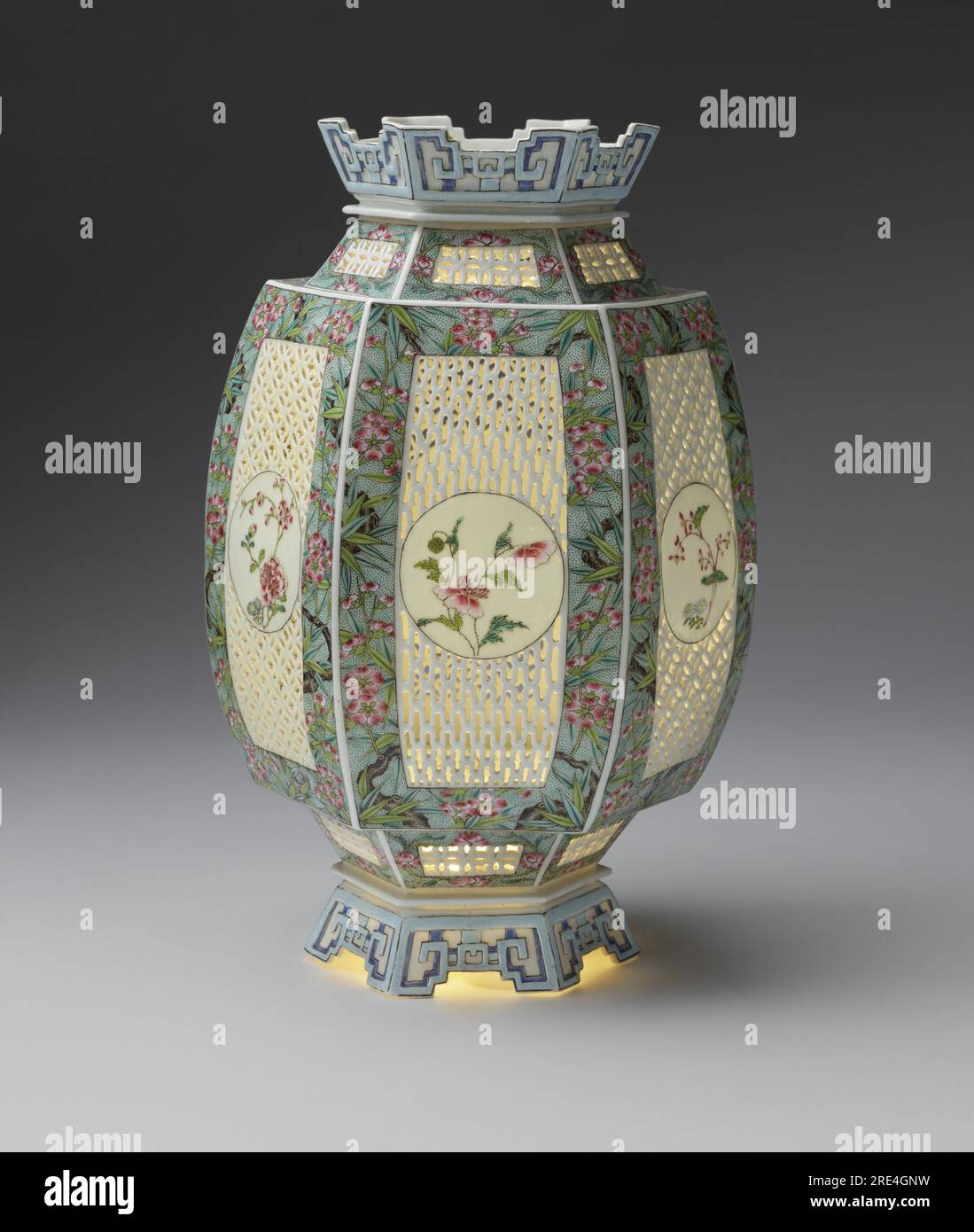 Hexagonal Lantern 1723-1735 Artist/maker unknown, Chinesem Porcelain ...
