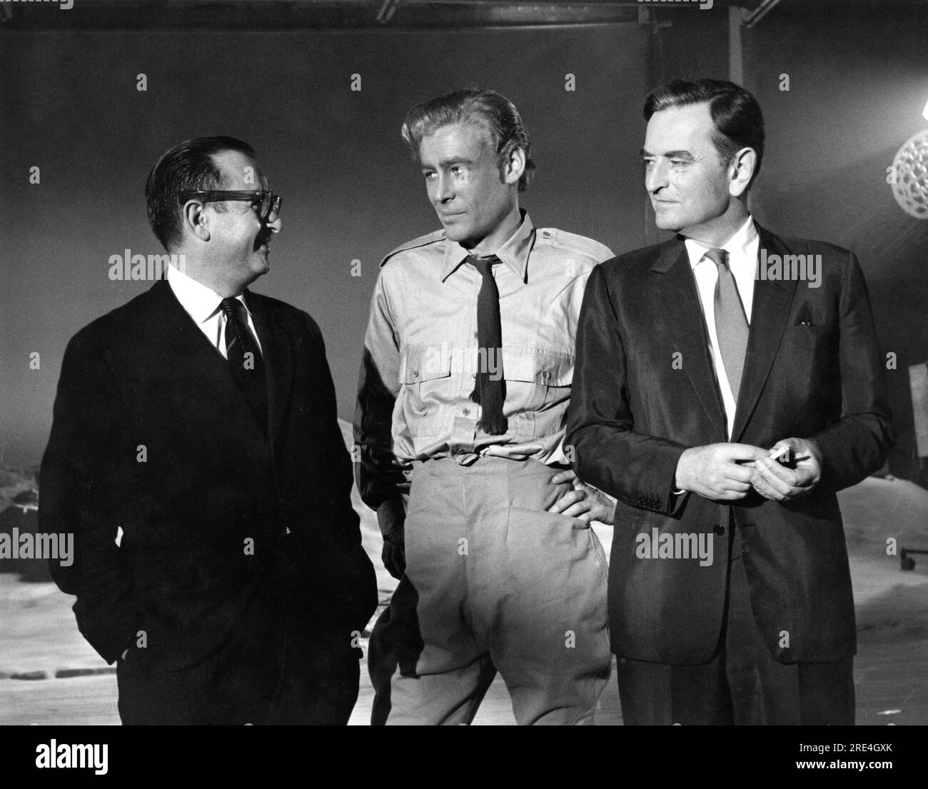 PETER O'TOOLE with Producer JULES BUCK and Director DAVID LEAN during ...